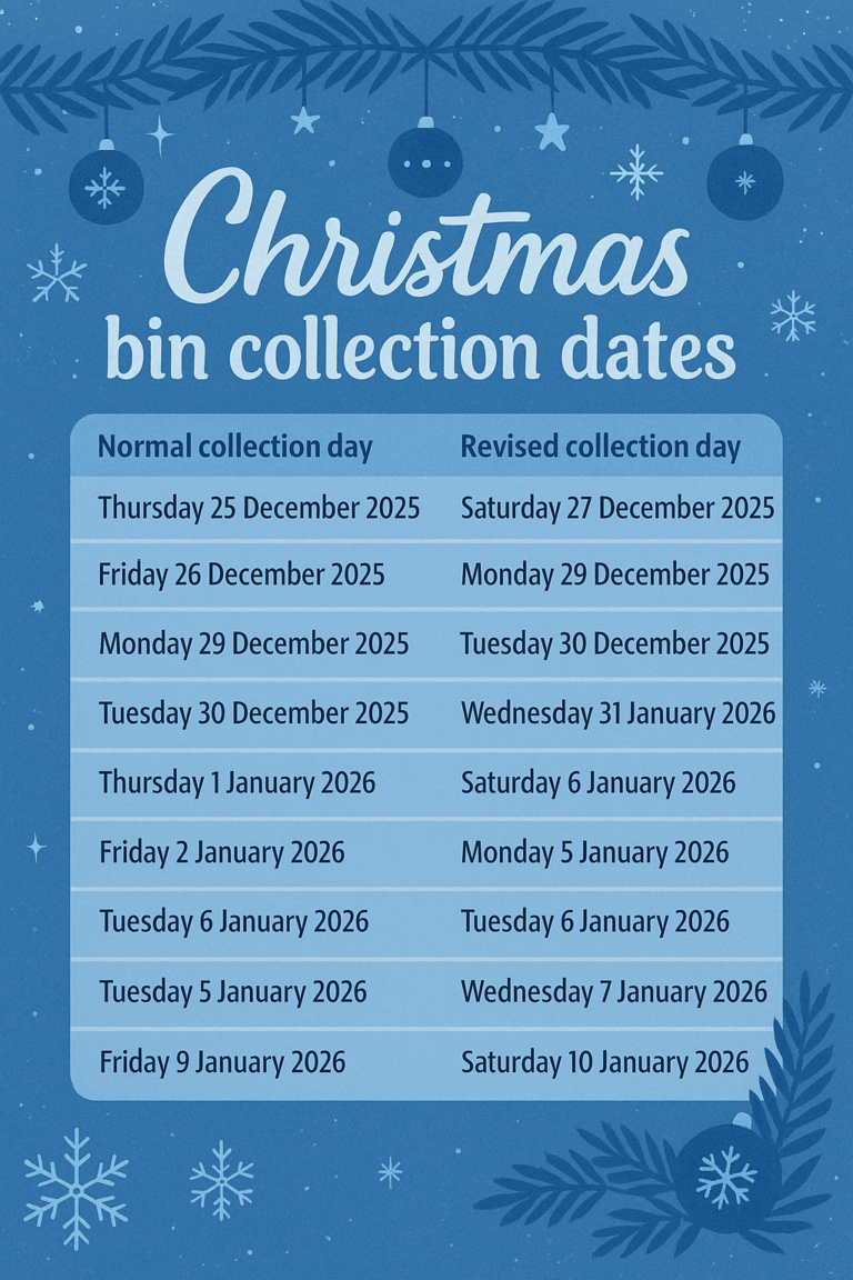 Christmas Bin Collection Dates – Turville Parish Council